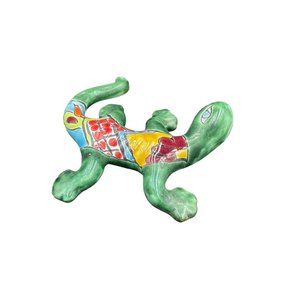 Talavera | Accents | Mexican Talavera Salamander Gecko Lizard Figurine ...